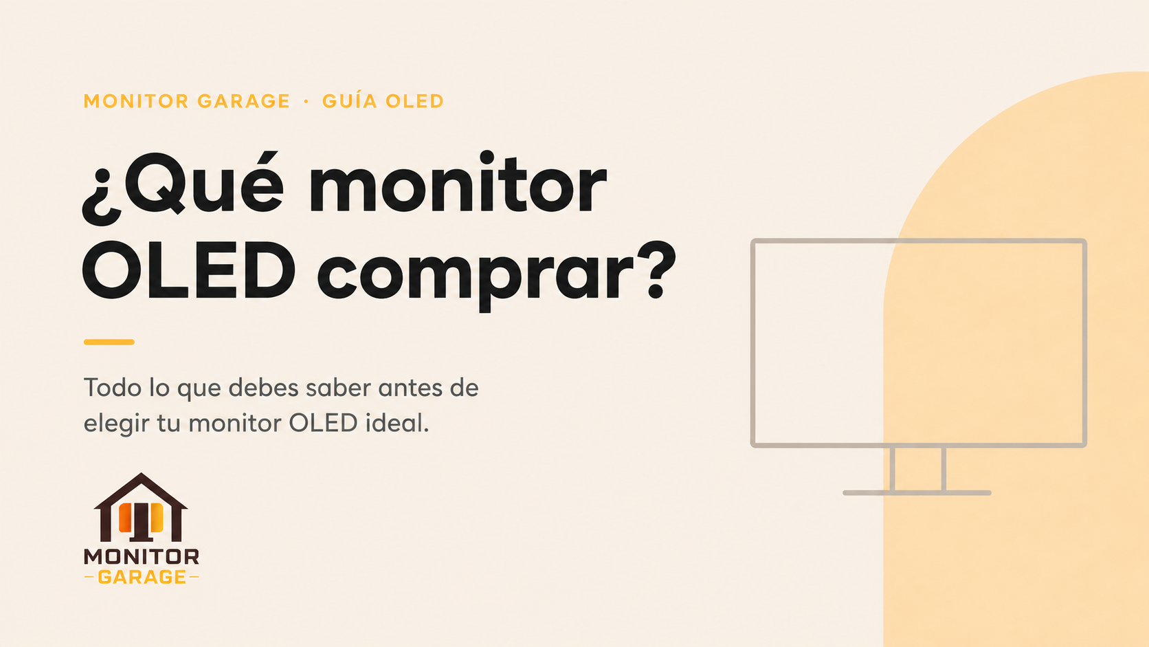 ¿Qué monitor OLED comprar? - Monitor Garage
